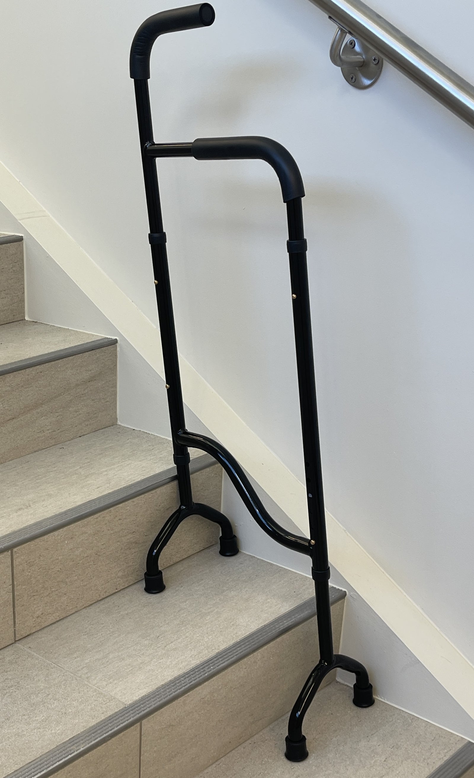 "Stair Assist Cane by Rock Steady Cane – Adjustable Height, Lightweigh